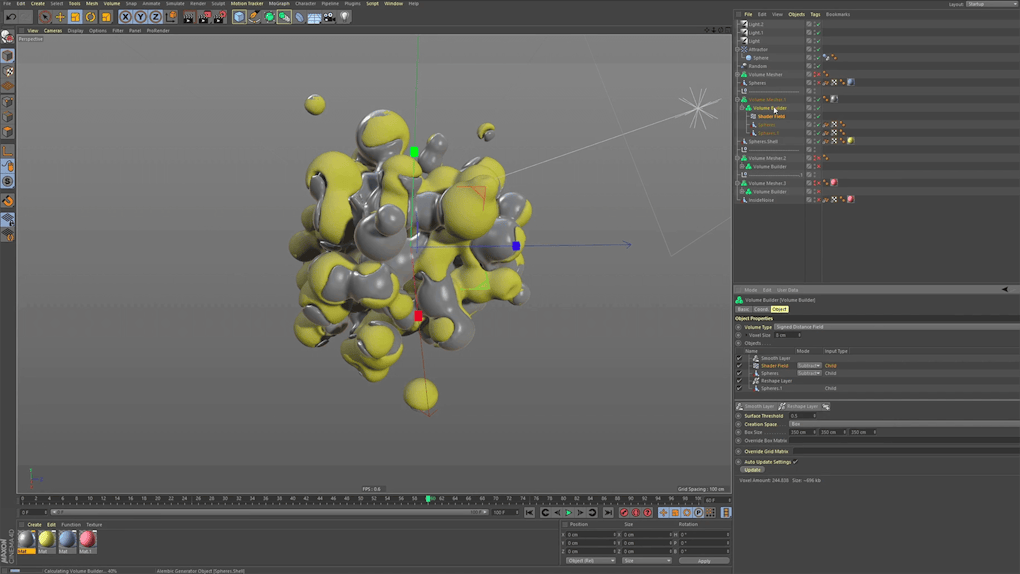Cinema 4D - Volume Modeling