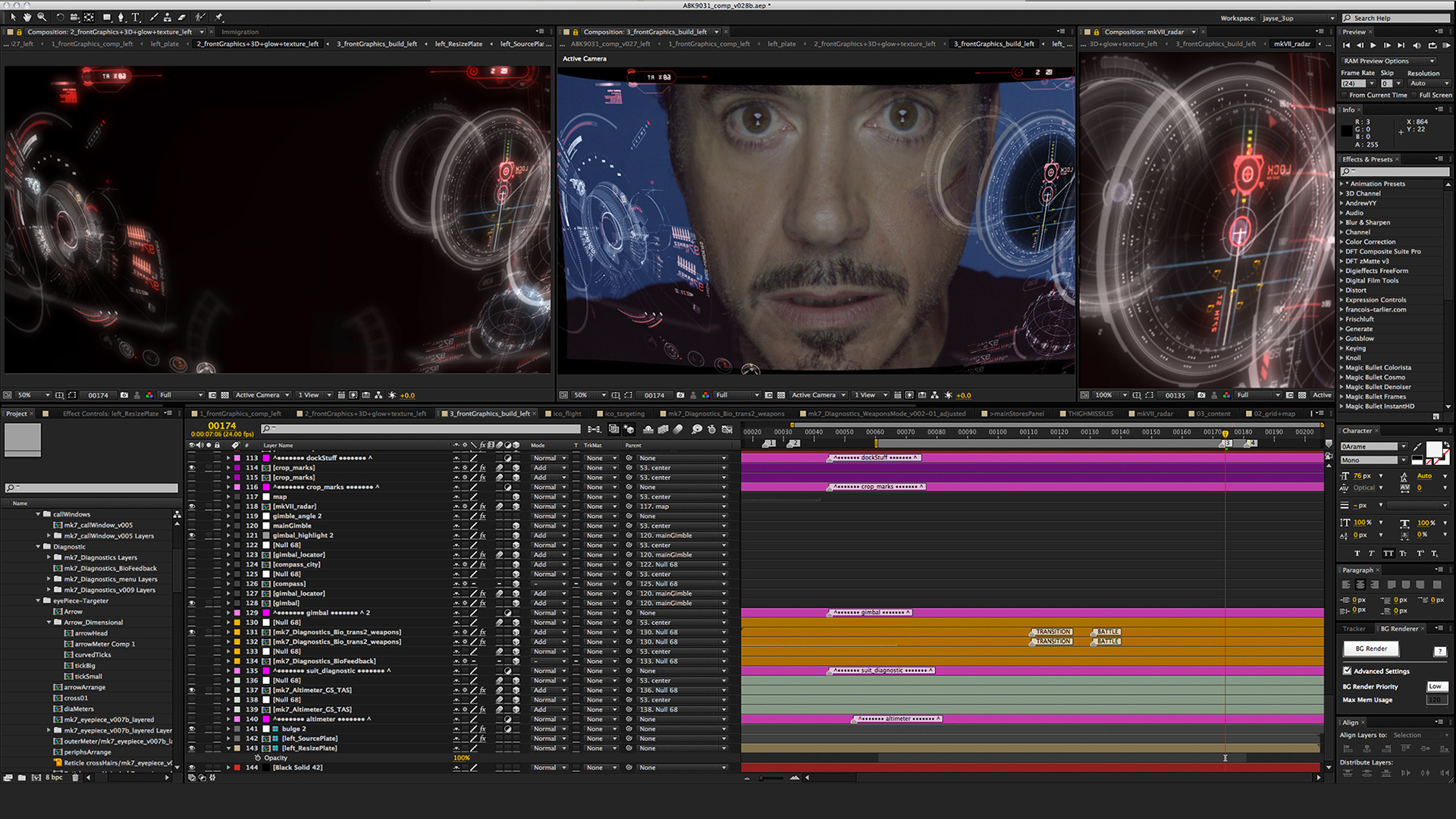 Behind the Screens of Feature Films