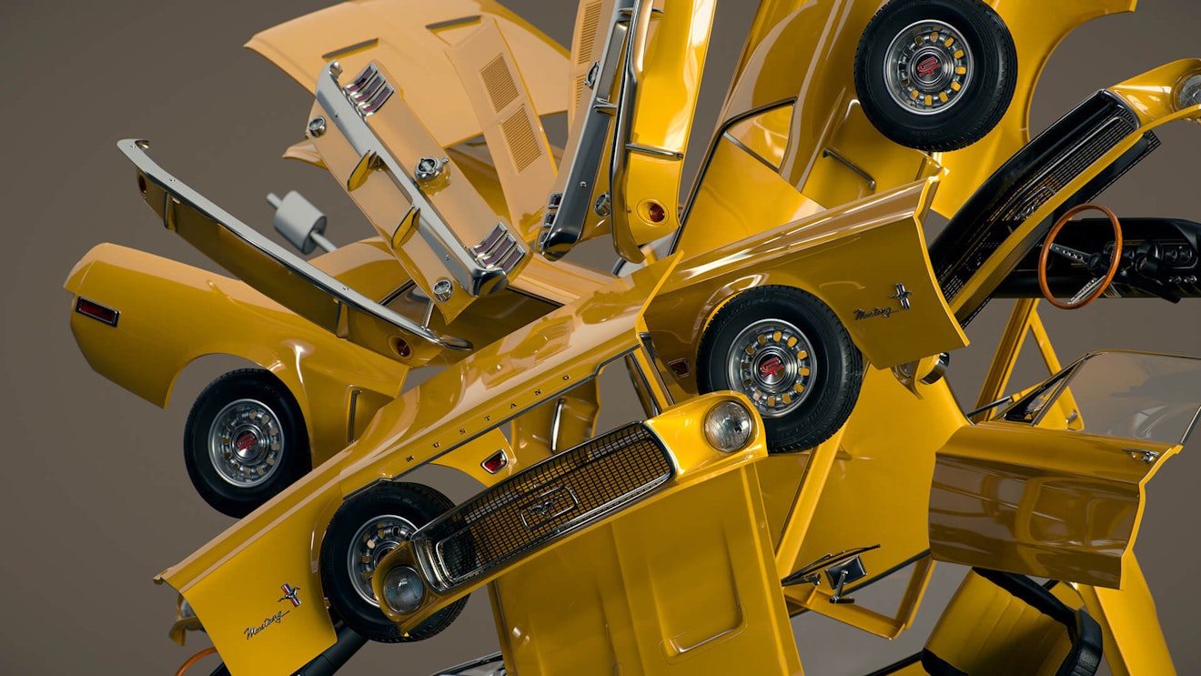 A Designer’s Animated Take on Iconic Cars